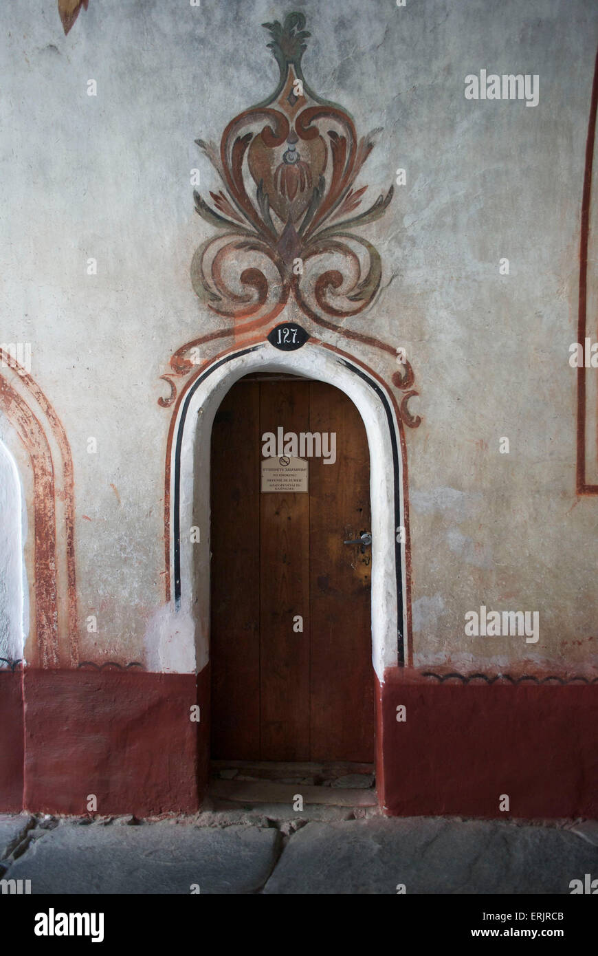 whimsical historic door in orthodox monastery Stock Photo - Alamy