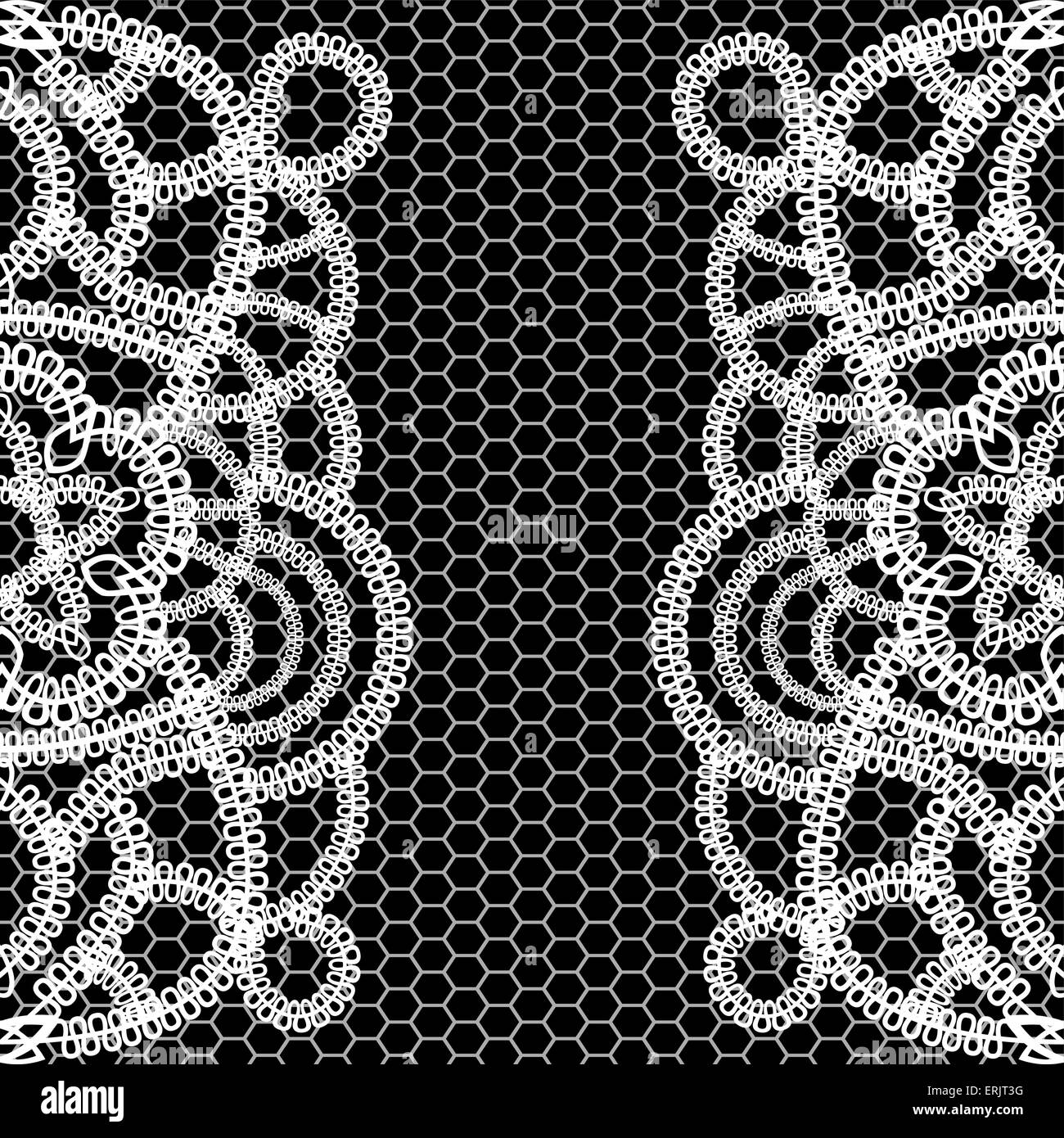 Black Lace Texture Seamless