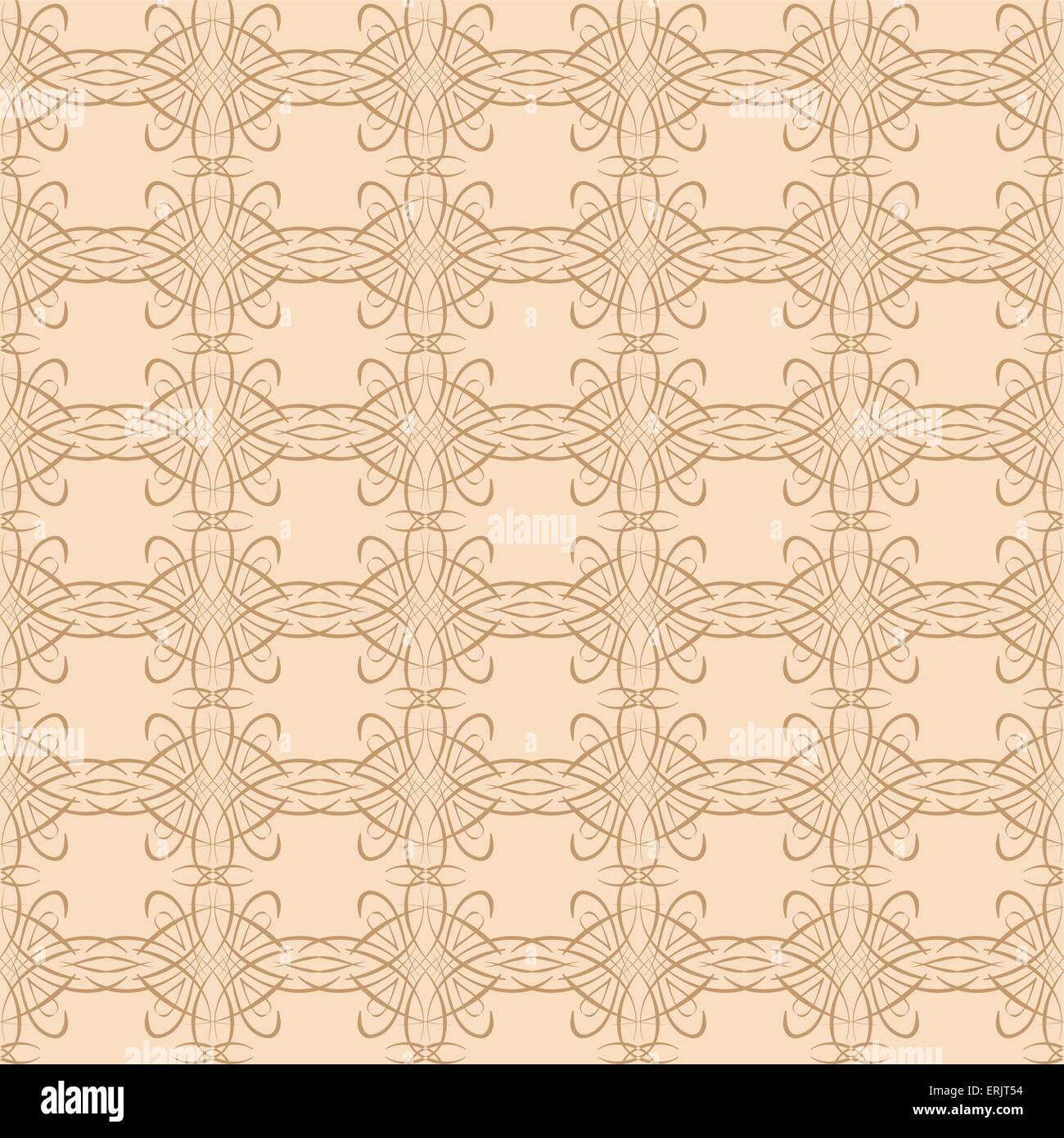 Vector illustration. Seamless pattern. Beige wallpaper Stock Vector ...