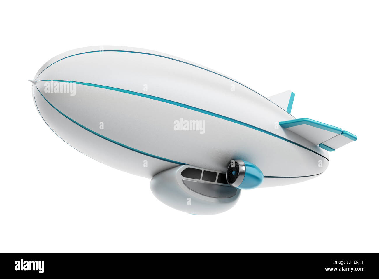 Zeppelin isolated on white background Stock Photo - Alamy
