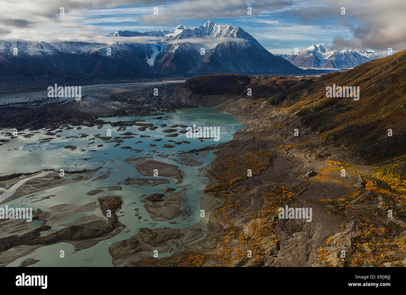 Kluane National Park and Reserve with Kaskawalsh Glacier and Mount ...
