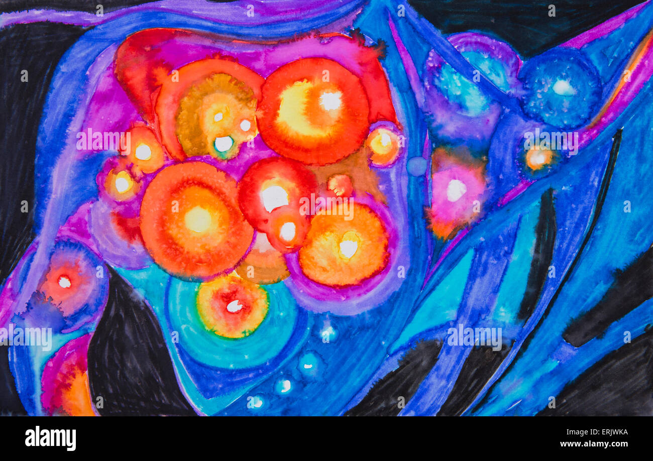 Abstract painting colourful hi-res stock photography and images - Alamy