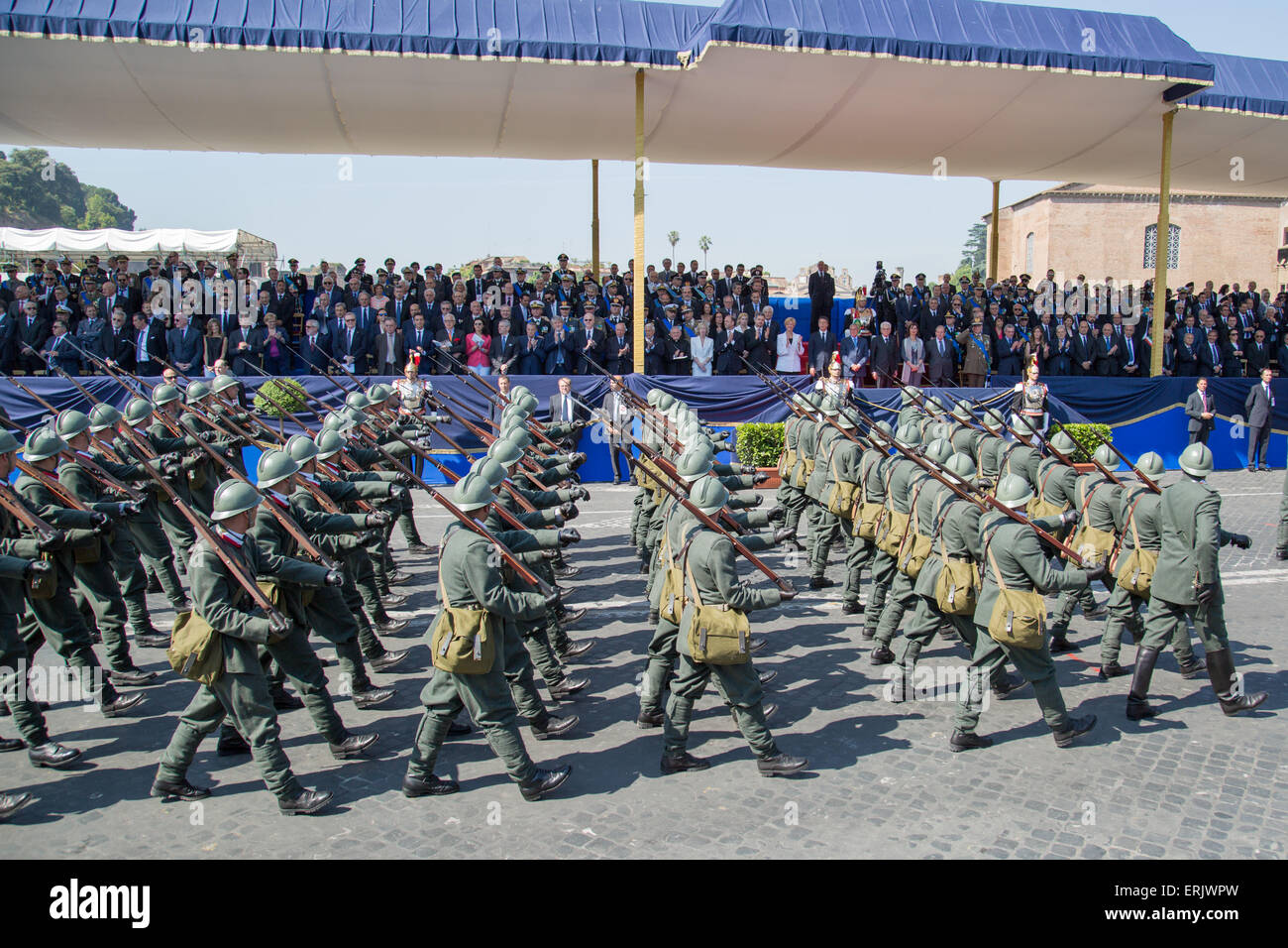 Rome, Italy. 02nd June, 2015. "Festa della Repubblica" or the Italian ...