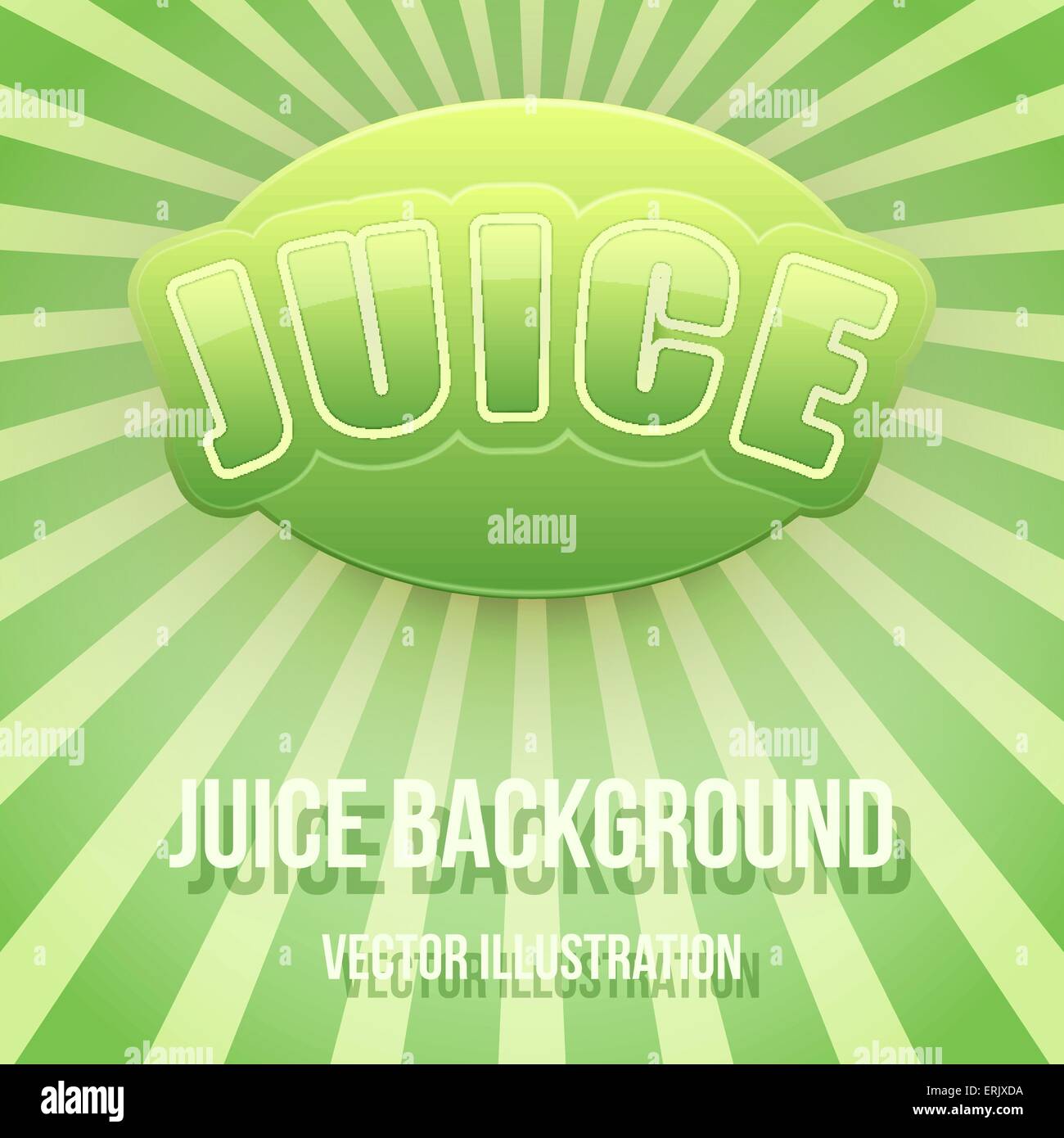 Background of Label for apple juice. Bright premium design. Vector ...
