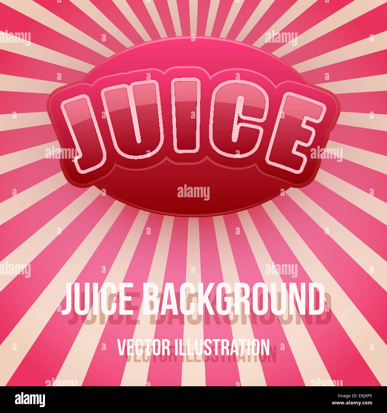 Background of Label for berry juice. Bright premium design. Vector ...