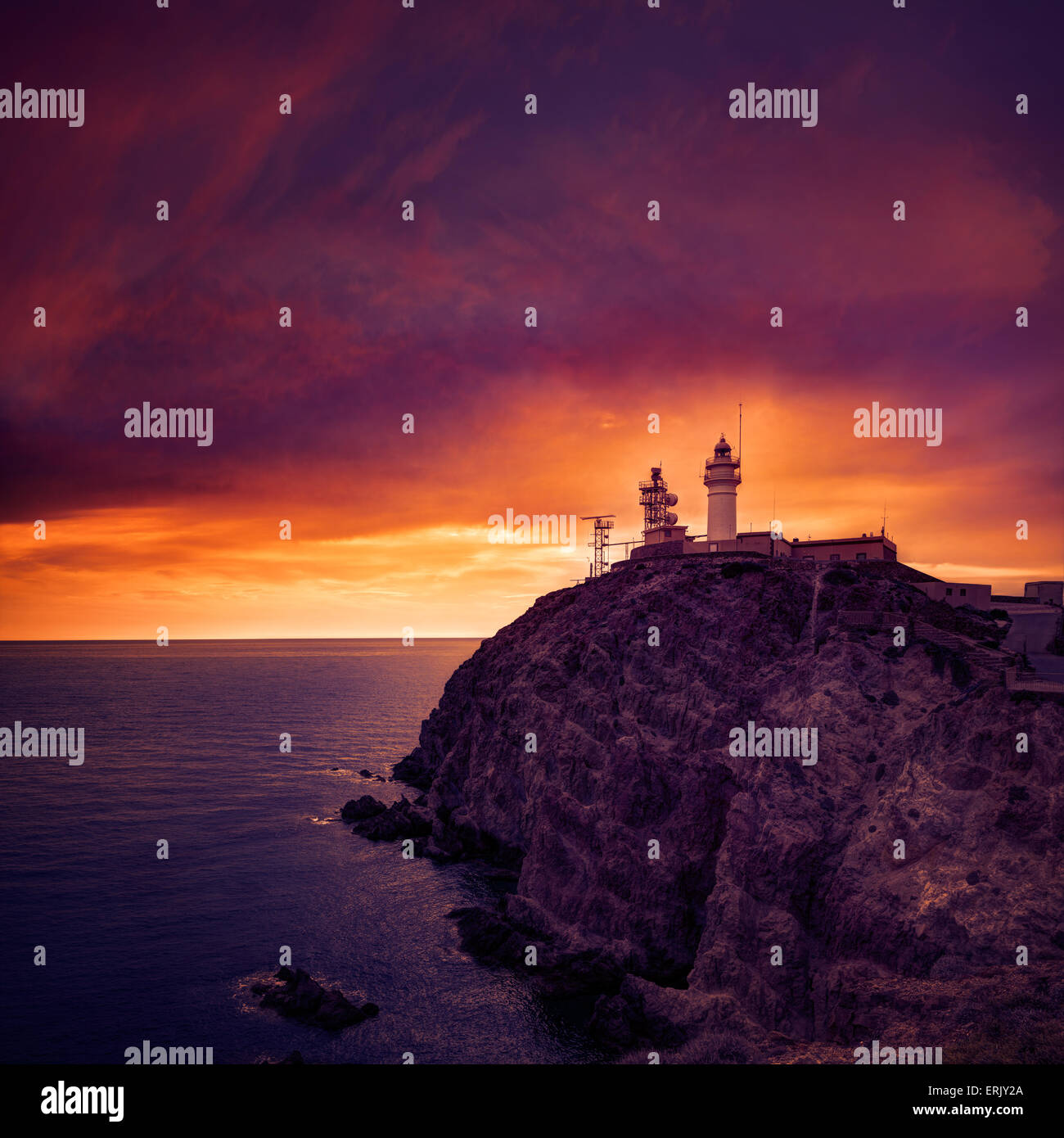 Cape gata lighthouse hi-res stock photography and images - Alamy