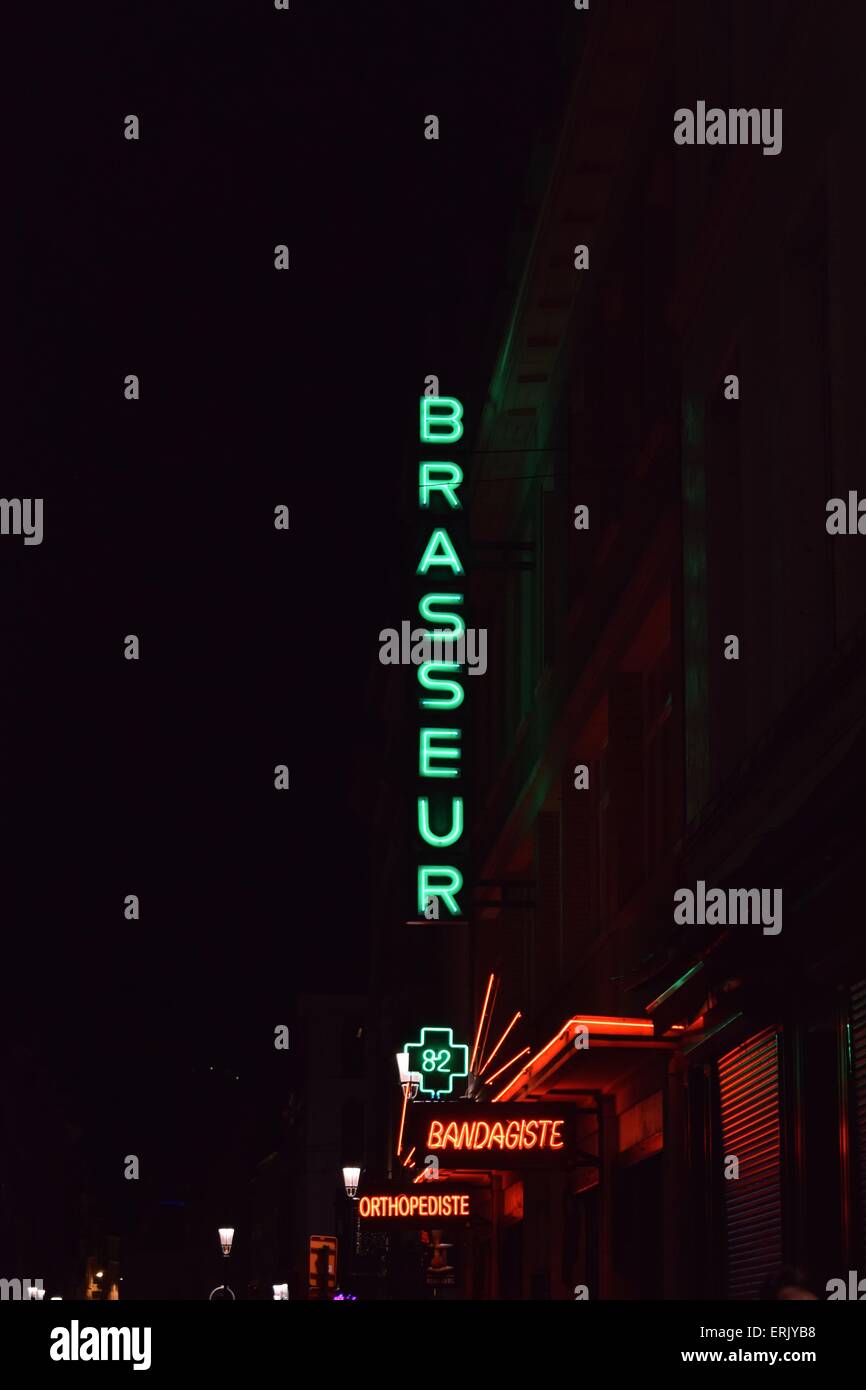 Brussels sign hi-res stock photography and images - Alamy