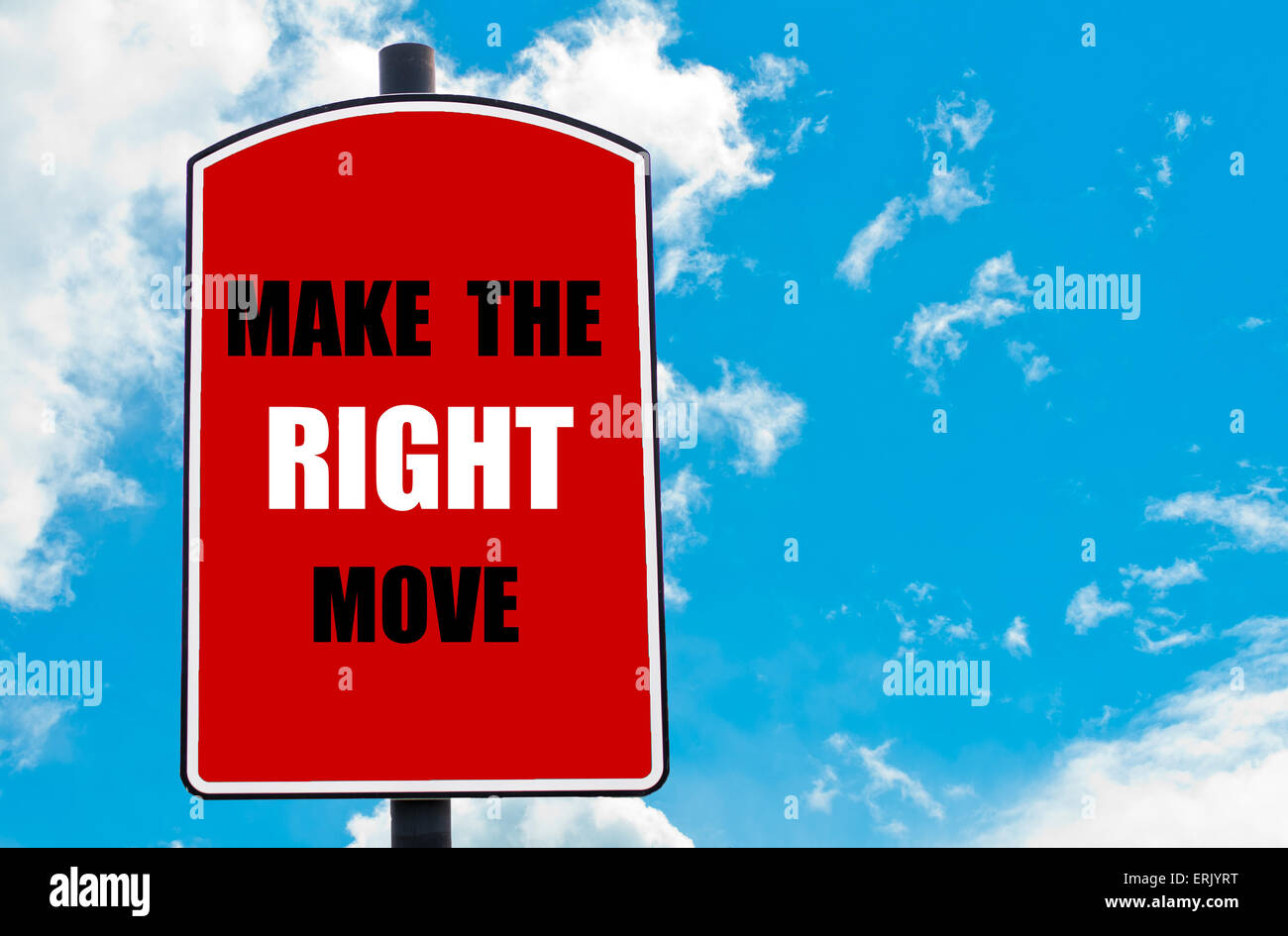 Right move sign hi-res stock photography and images - Alamy