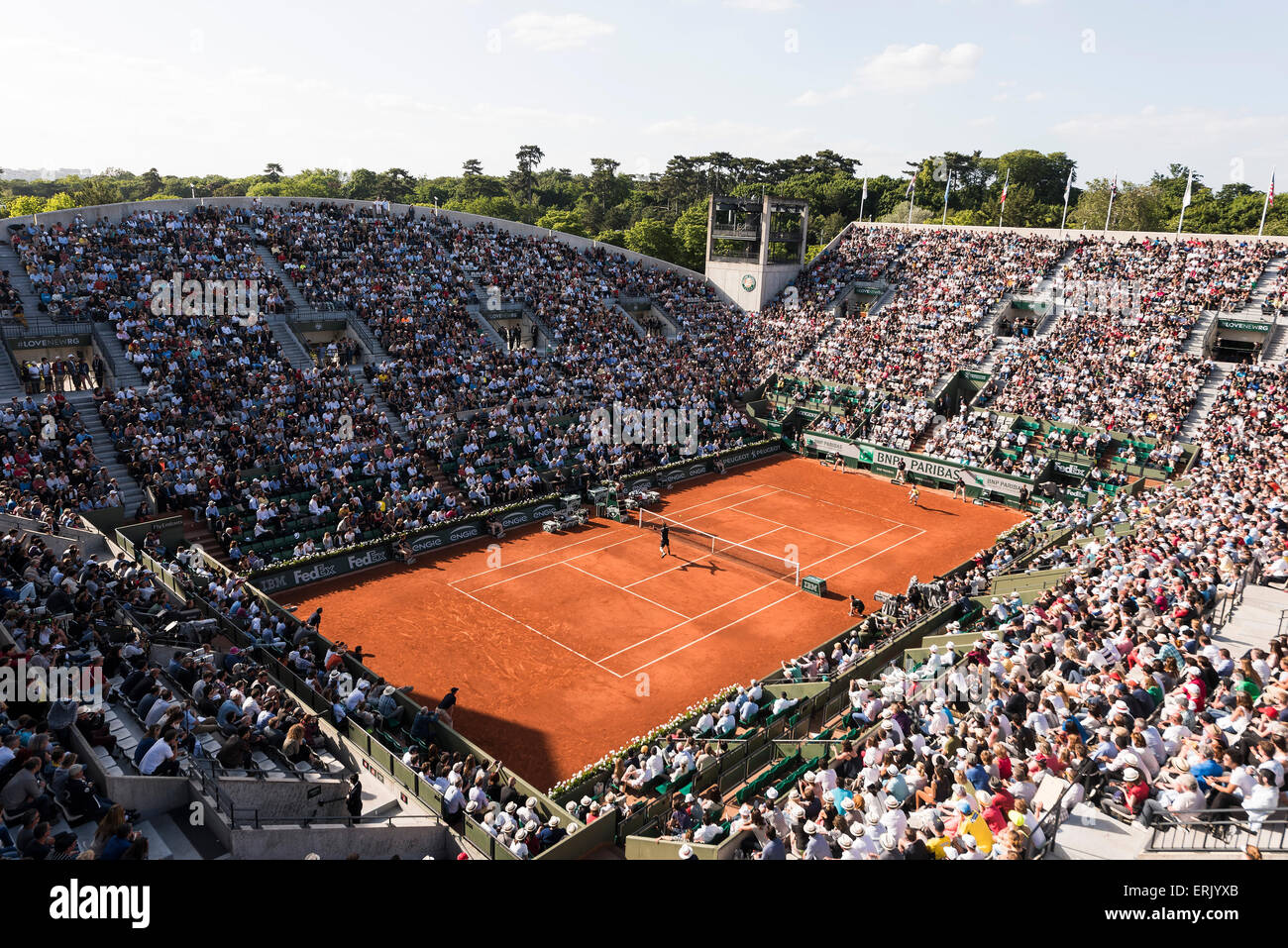 Roland garros aerial hi-res stock photography and images - Alamy