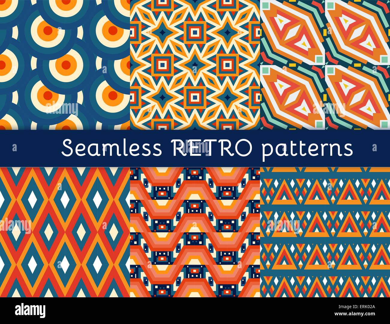 Set of six ethnic seamless patterns Stock Vector Image & Art - Alamy