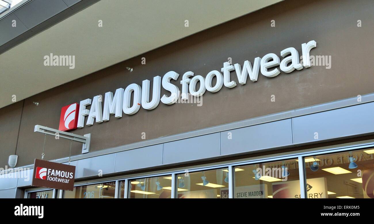 Famous Footwear store frontage Stock Photo - Alamy