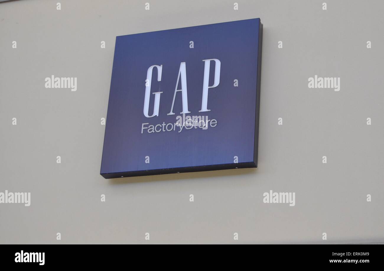 Gap Factory Store store front Stock Photo - Alamy