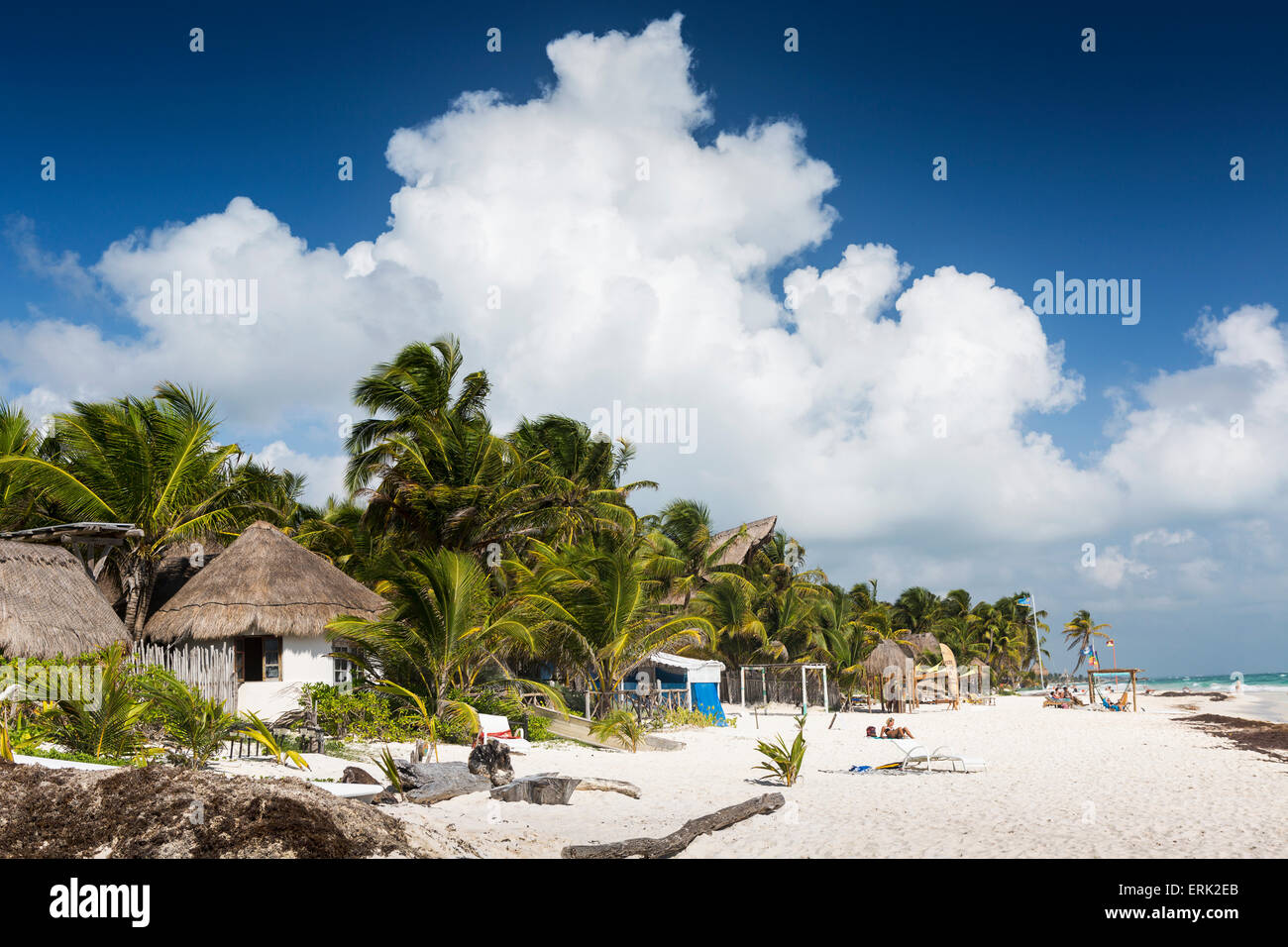 Tulum mexico hut hi-res stock photography and images - Alamy