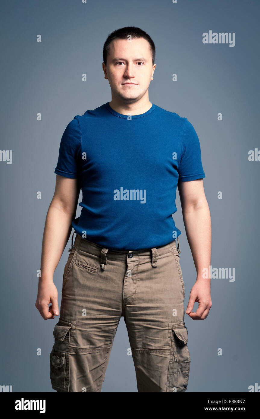 Smirk face man hi-res stock photography and images - Alamy