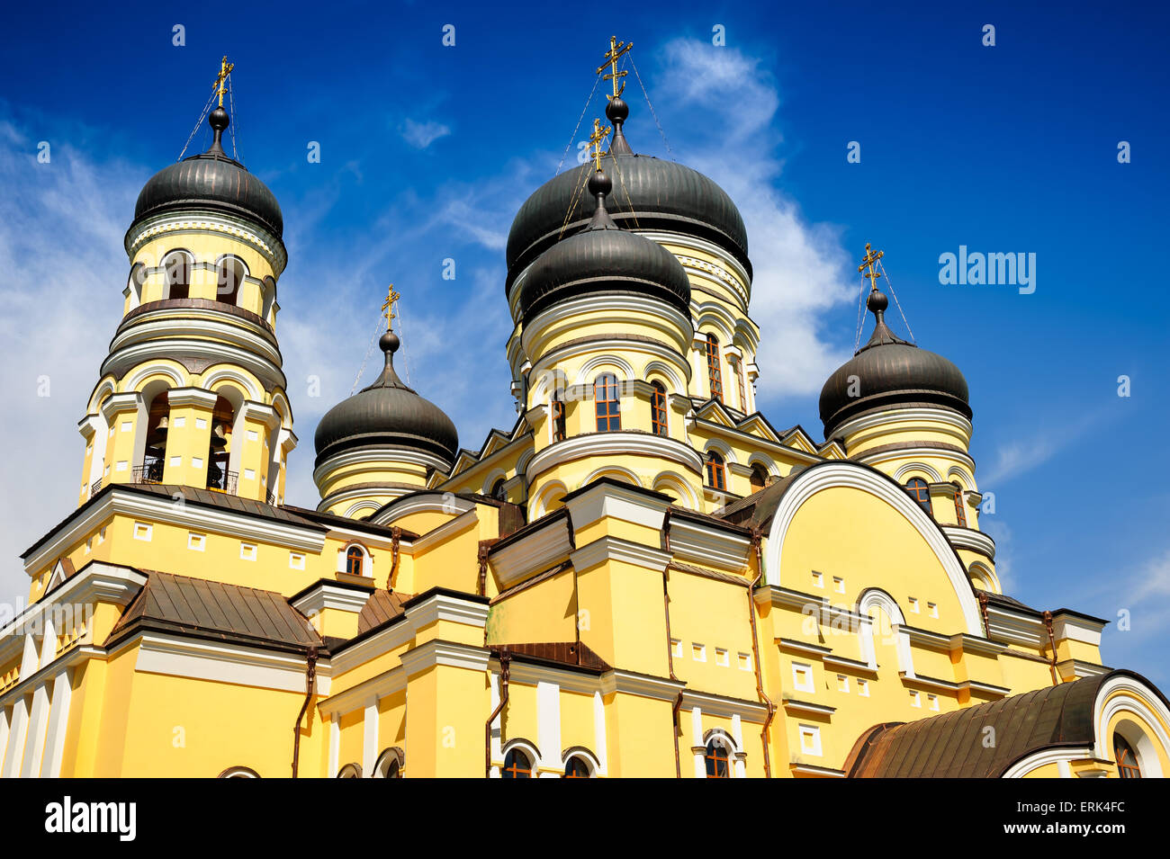 Main church in the Hancu Monastery, Republic Moldova Stock Photo - Alamy