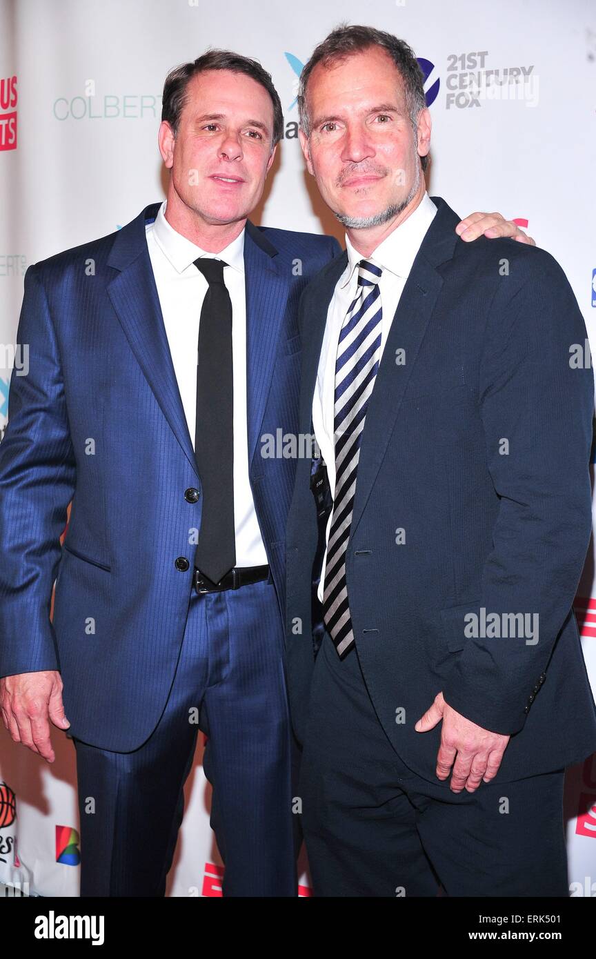 New York, NY, USA. 3rd June, 2015. Dr. David Colbert, Paul Caccamo at ...
