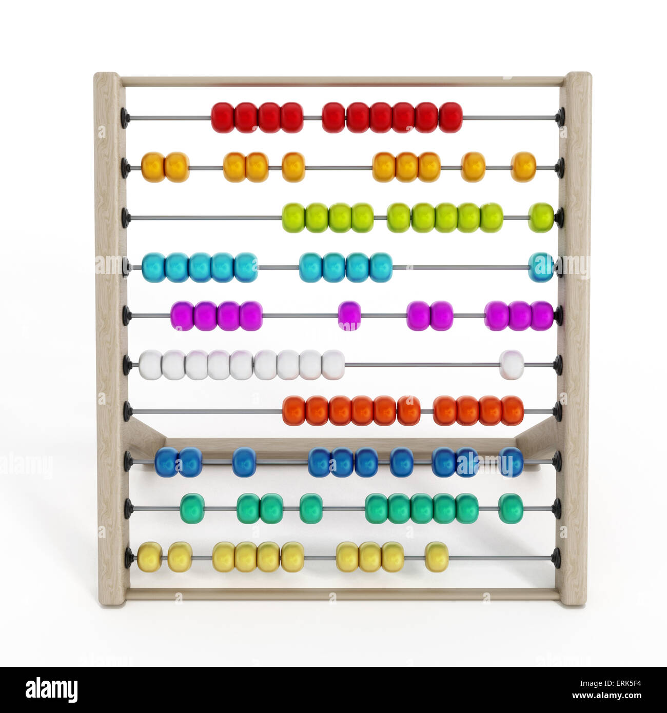 Abacus isolated on white background Stock Photo - Alamy