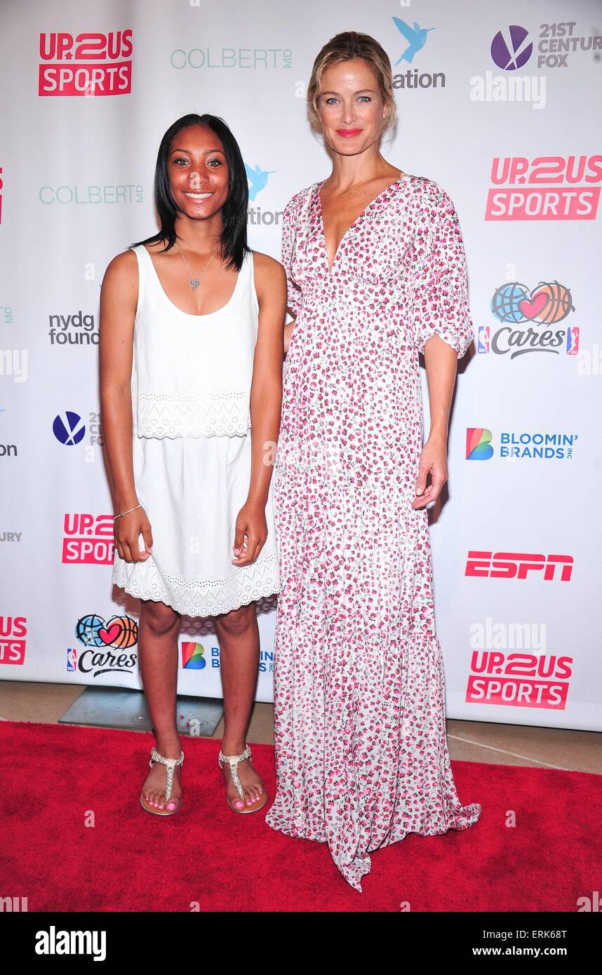 New York, NY, USA. 3rd June, 2015. Mo'ne Davis, Carolyn Murphy at ...