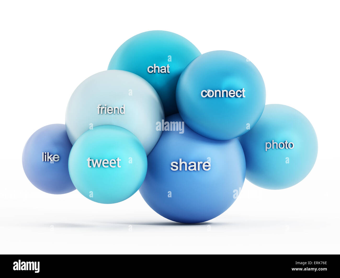Social media cloud computing concept Stock Photo - Alamy