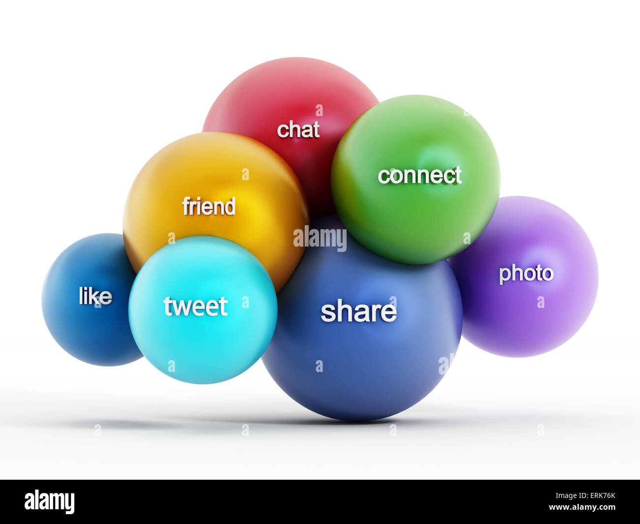 Social media cloud computing concept Stock Photo - Alamy