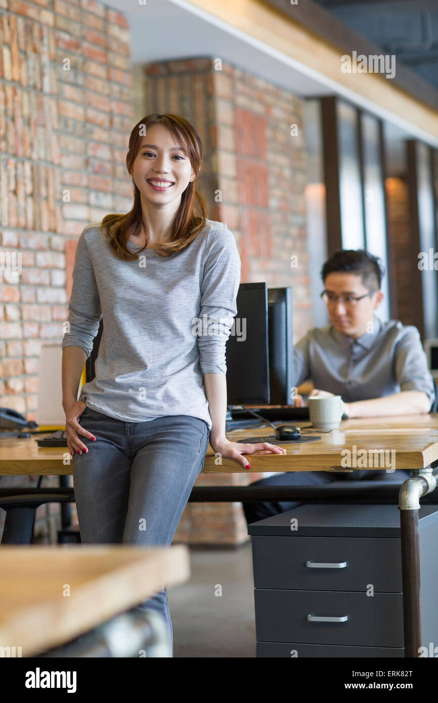 IT workers sitting in office Stock Photo - Alamy