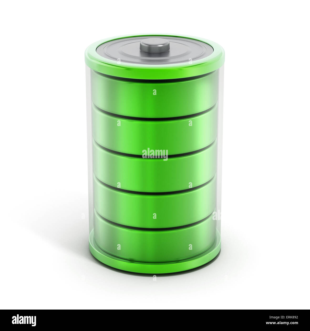 Battery charging icon on green Cut Out Stock Images & Pictures - Alamy