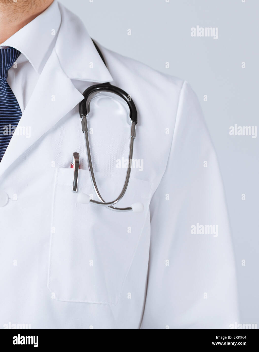 male doctor with stethoscope Stock Photo - Alamy