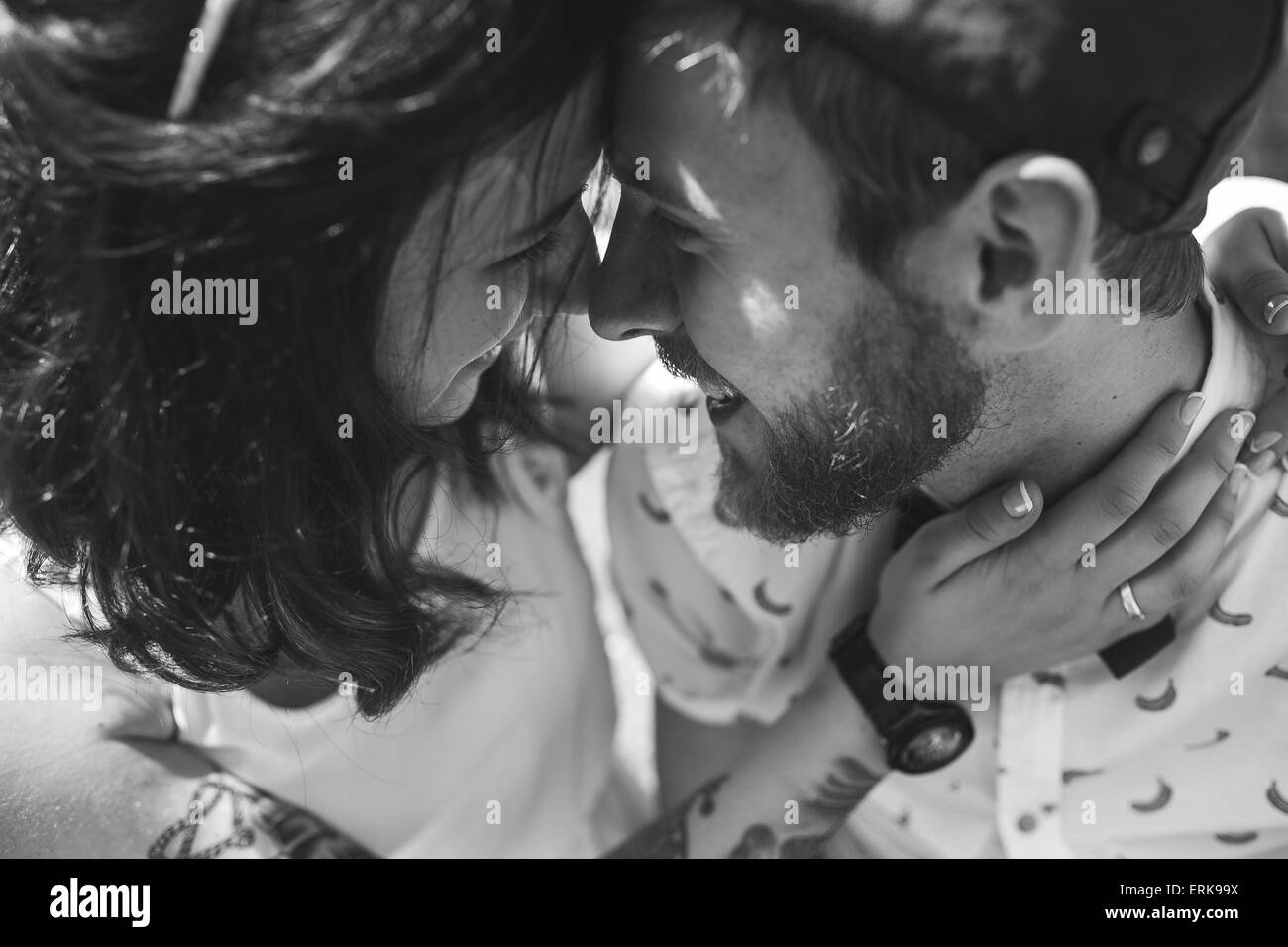 beautiful couple close up Stock Photo - Alamy