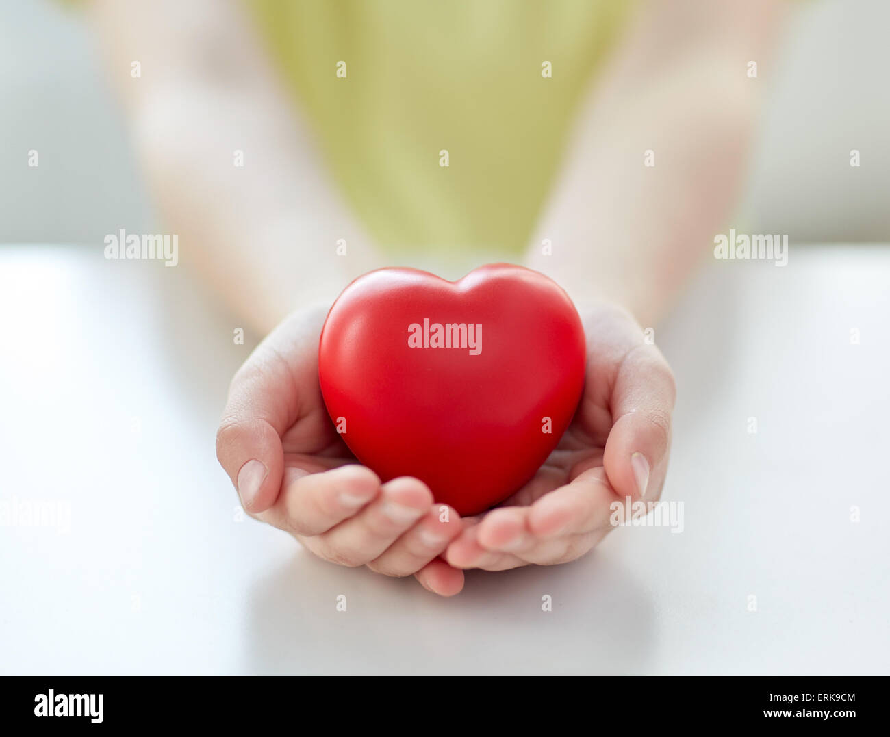 close up of child hands holding red heart Stock Photo - Alamy