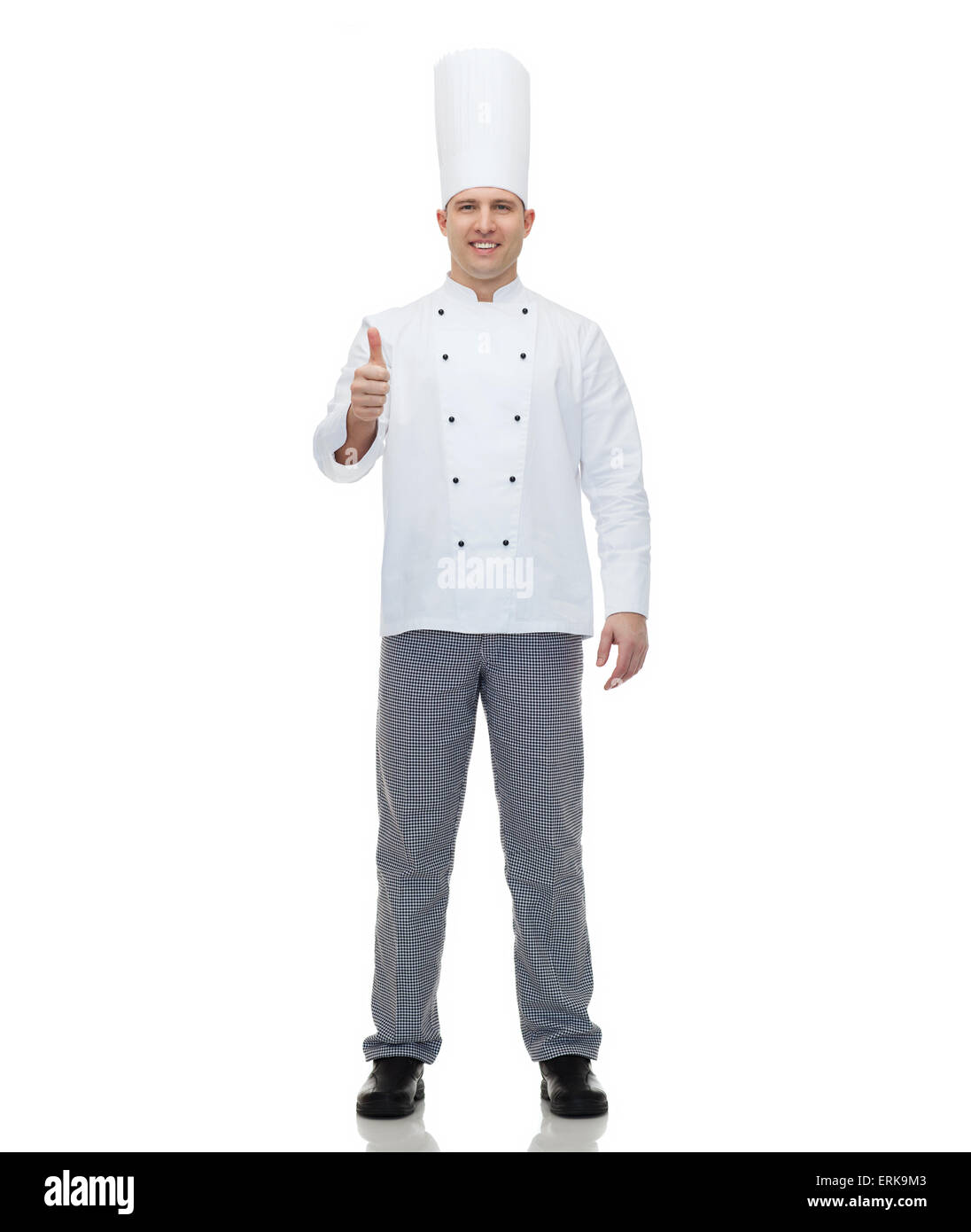 happy male chef cook showing thumbs up Stock Photo - Alamy