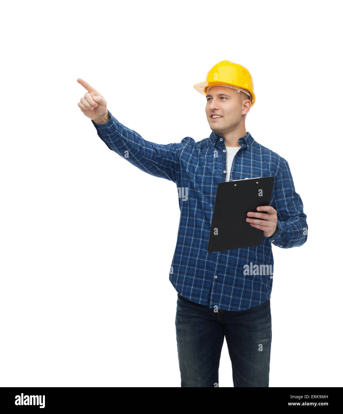 Smiling man in work Cut Out Stock Images & Pictures - Alamy