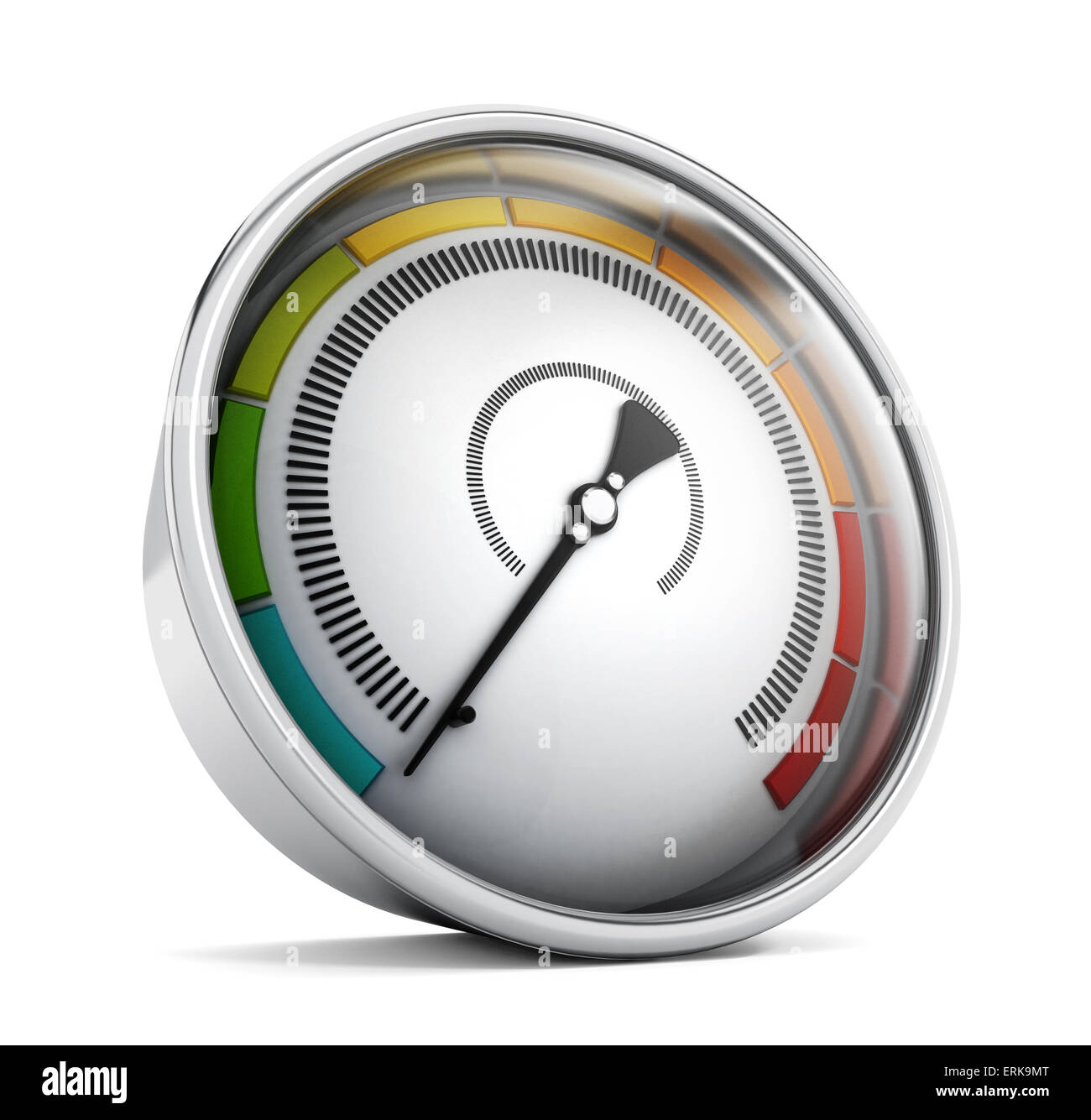 Gauge isolated on white background Stock Photo - Alamy