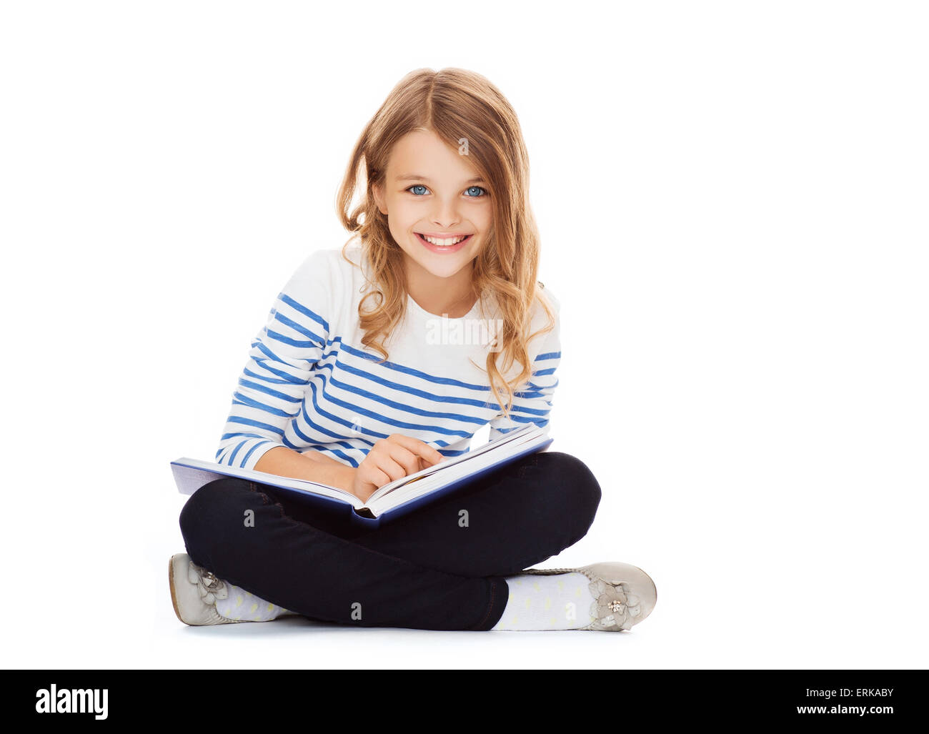 girl reading book Stock Photo - Alamy