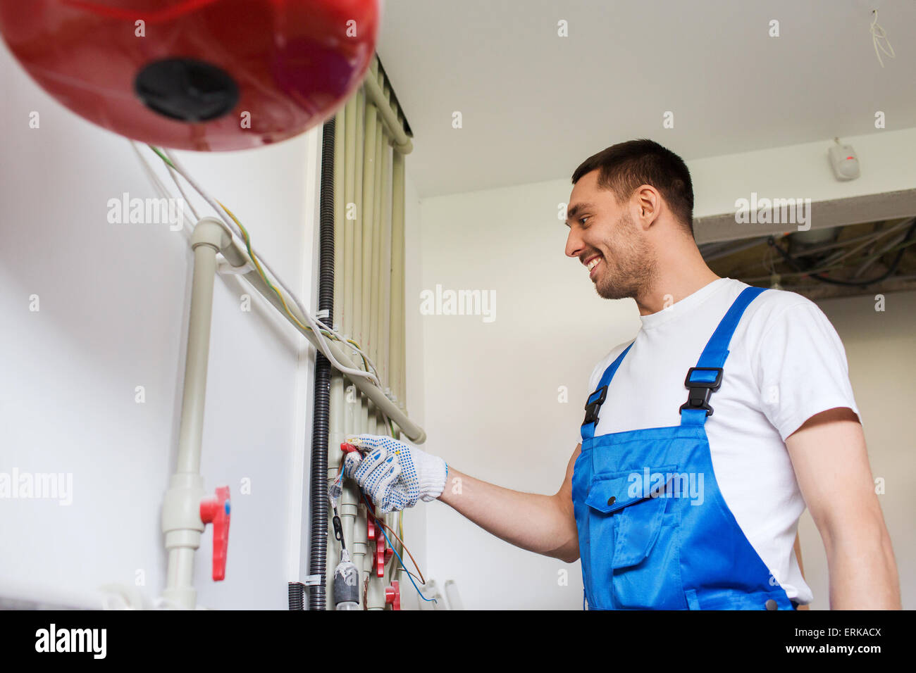 Plumber working hi-res stock photography and images - Alamy