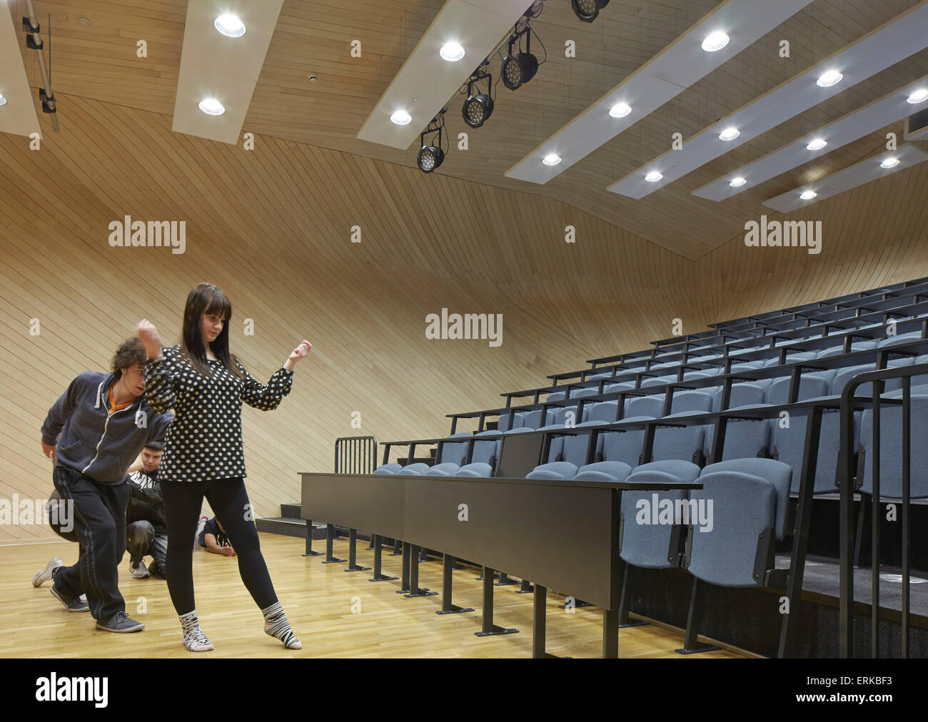 Inside the multifunctional performance hall. The King's Church of ...