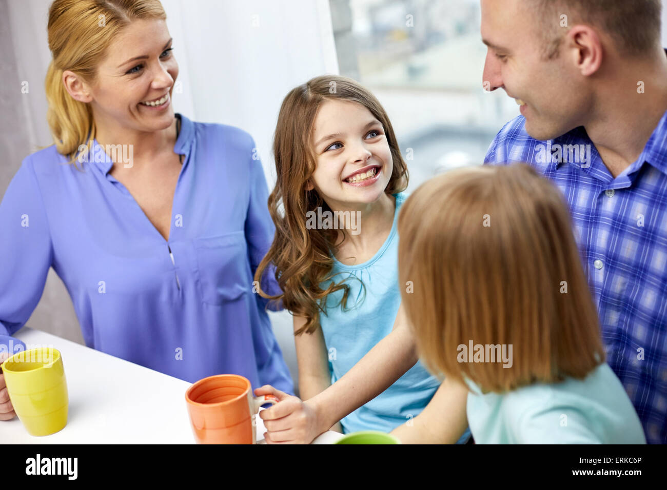 Parents drinking with children hi-res stock photography and images - Alamy