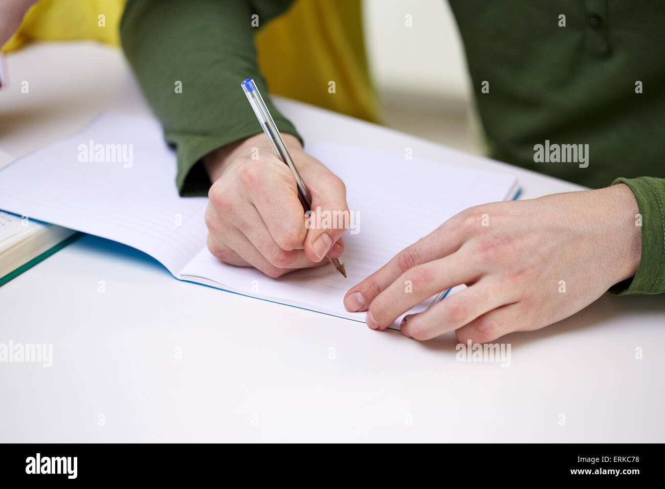 Teen male writing desk hi-res stock photography and images - Alamy