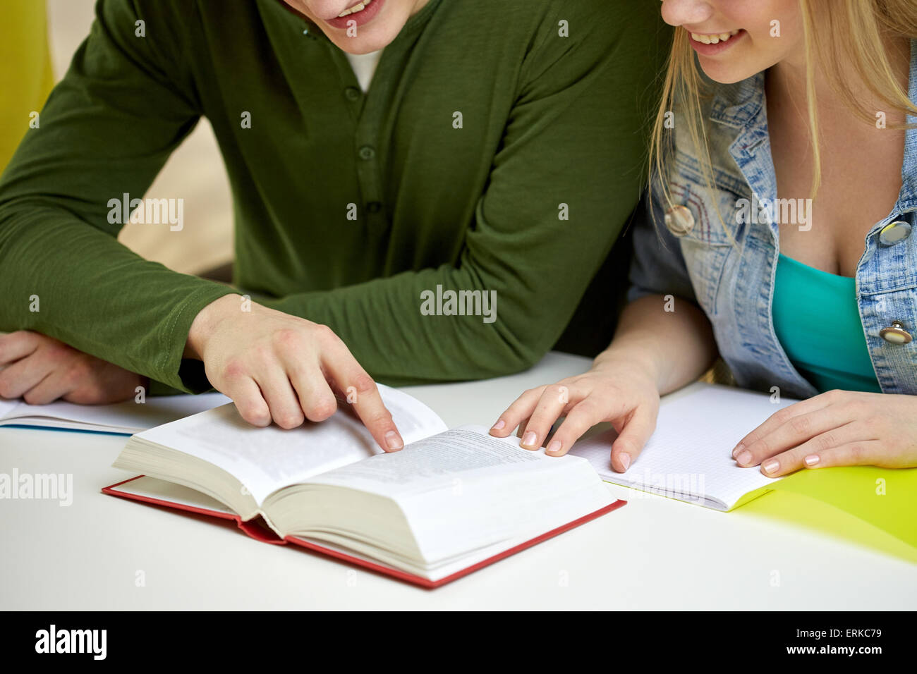 Classroom table students book hi-res stock photography and images - Alamy