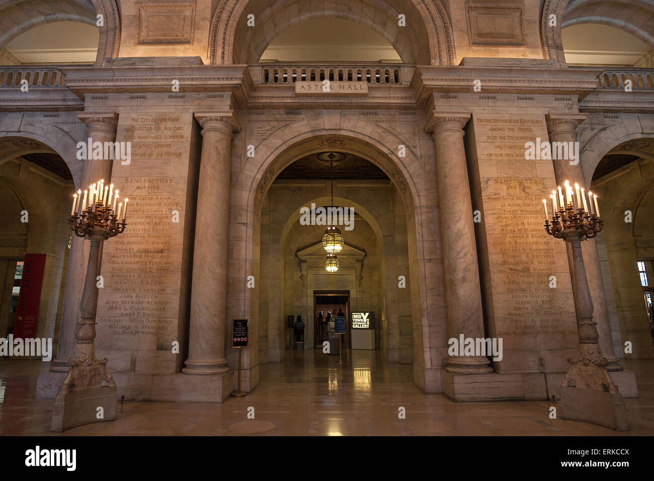 New York Public Library, Manhattan, New York, USA Stock Photo - Alamy