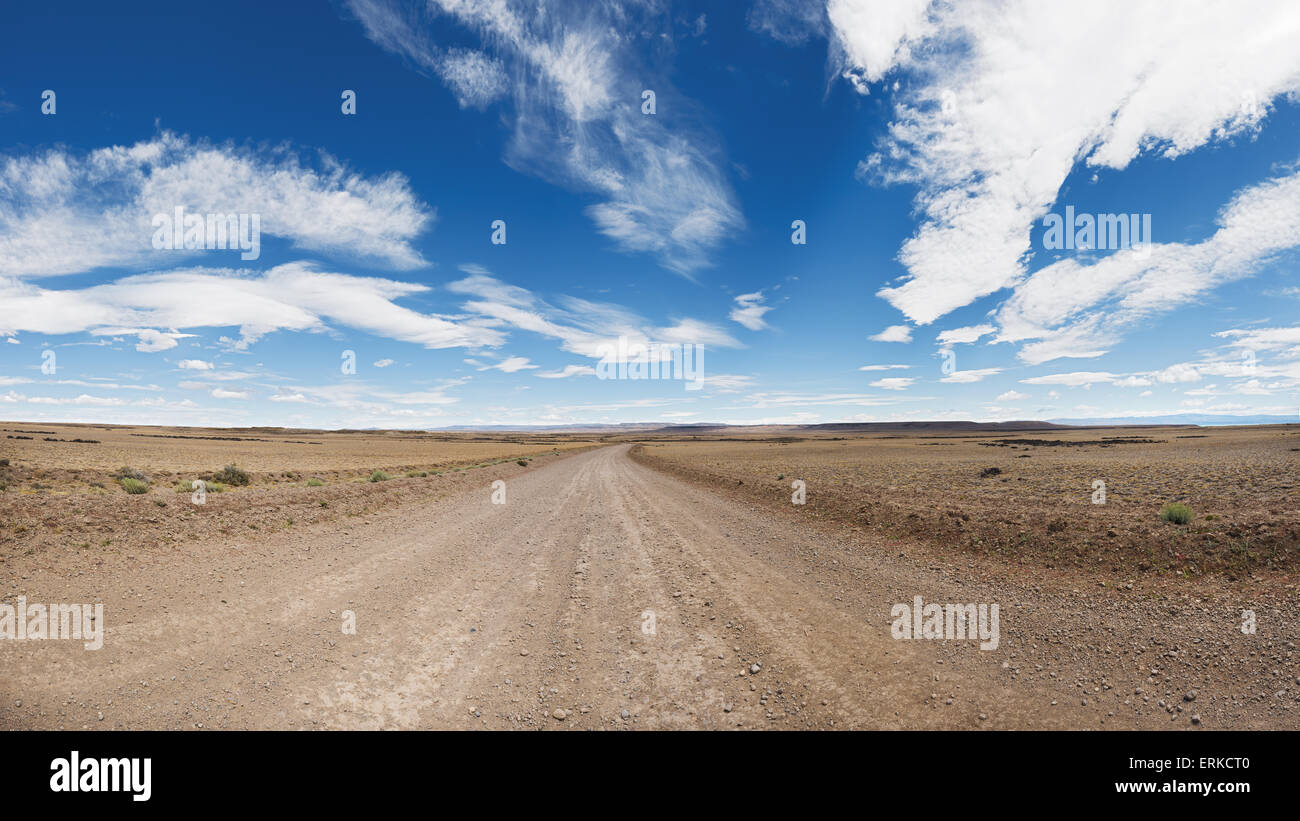 La Ruta 40 through Patagonia, Santa Cruz Province, Argentina Stock ...