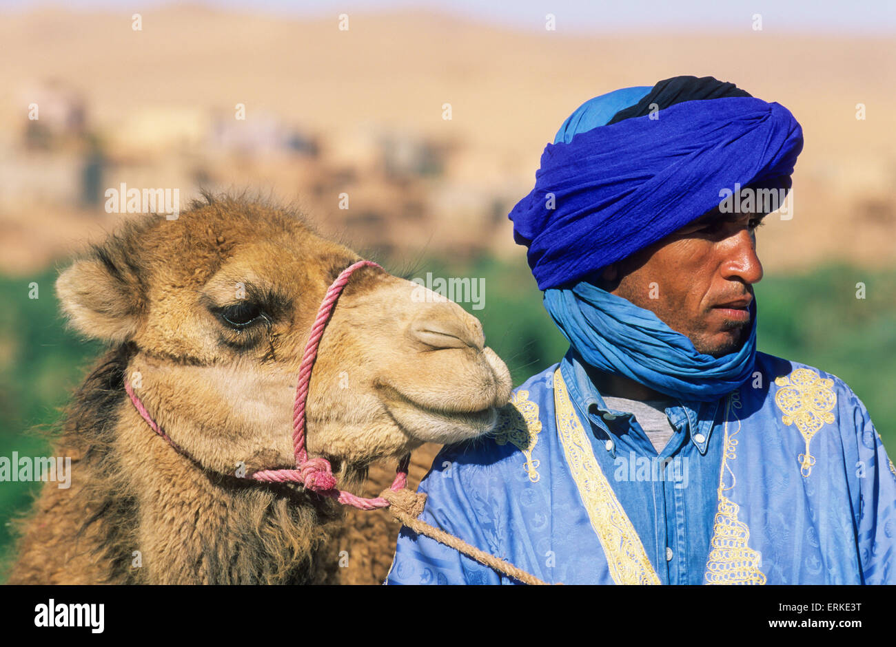 Berber, Tuareg people or Blue People, typical dress, Todra Valley ...