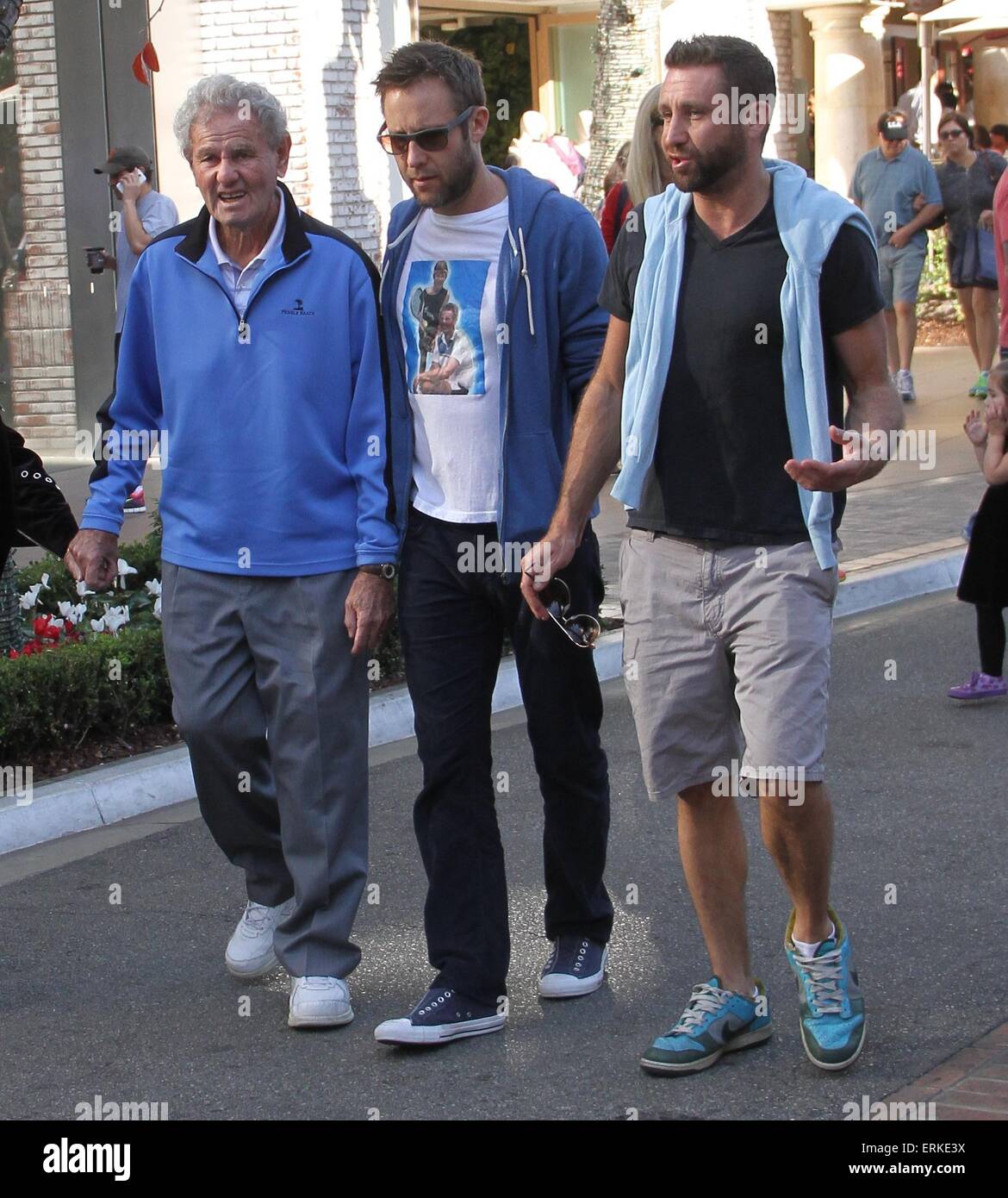 Celebrities shop at The Grove Featuring: Michael Rosenbaum Where: Los ...
