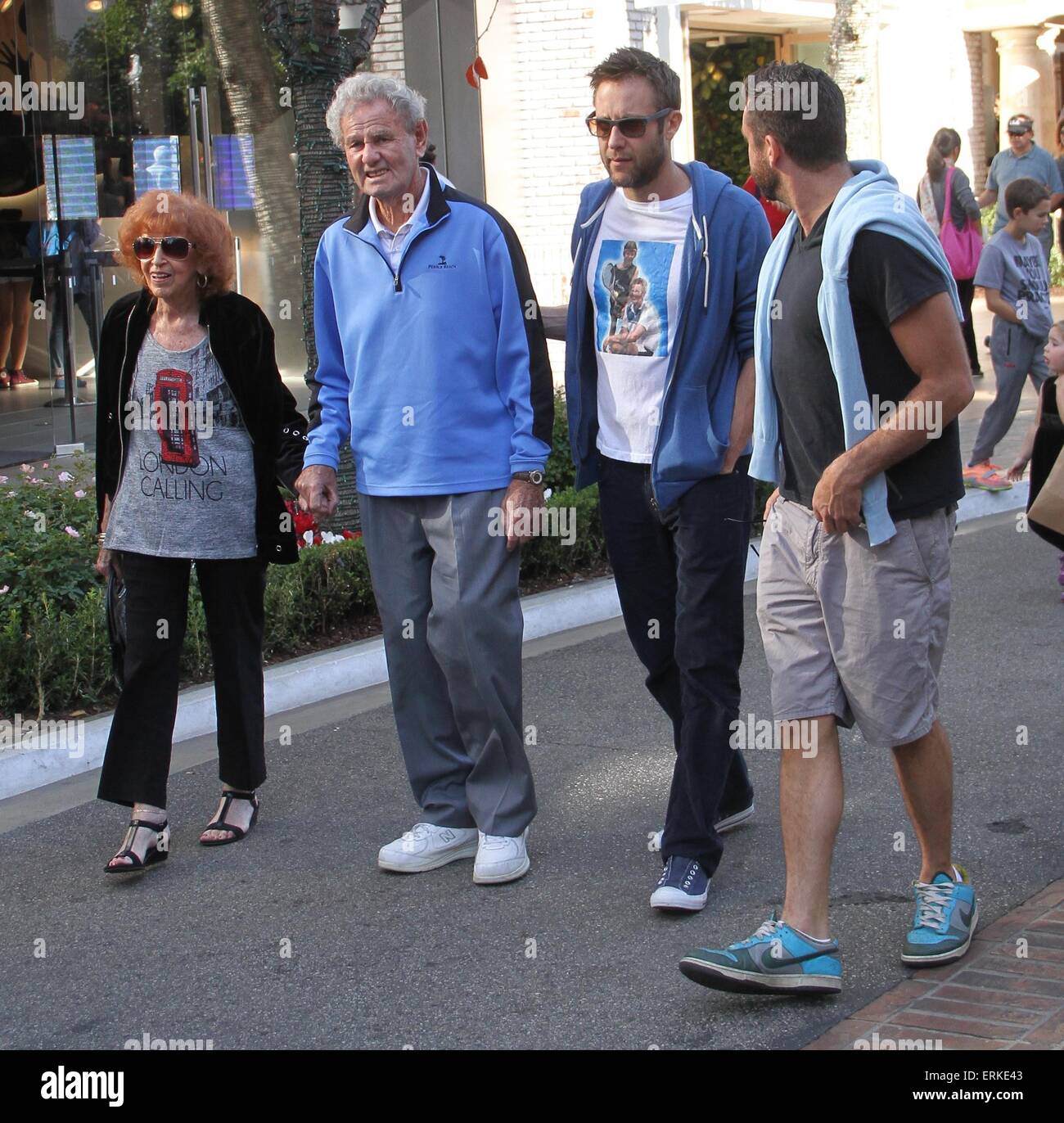 Celebrities shop at The Grove Featuring: Michael Rosenbaum Where: Los ...