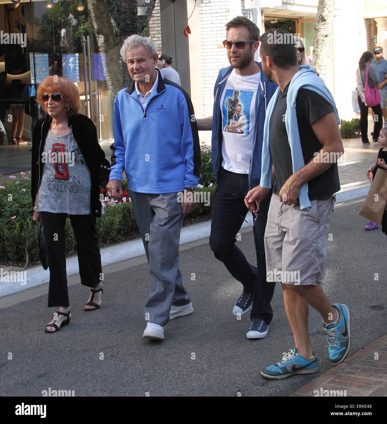Celebrities shop at The Grove Featuring: Michael Rosenbaum Where: Los ...