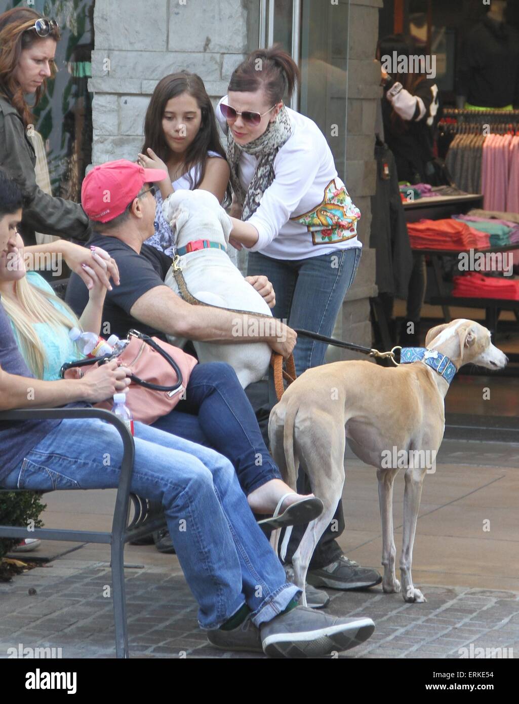 Celebrities shop at The Grove Featuring: Kiersten Warren Where: Los ...