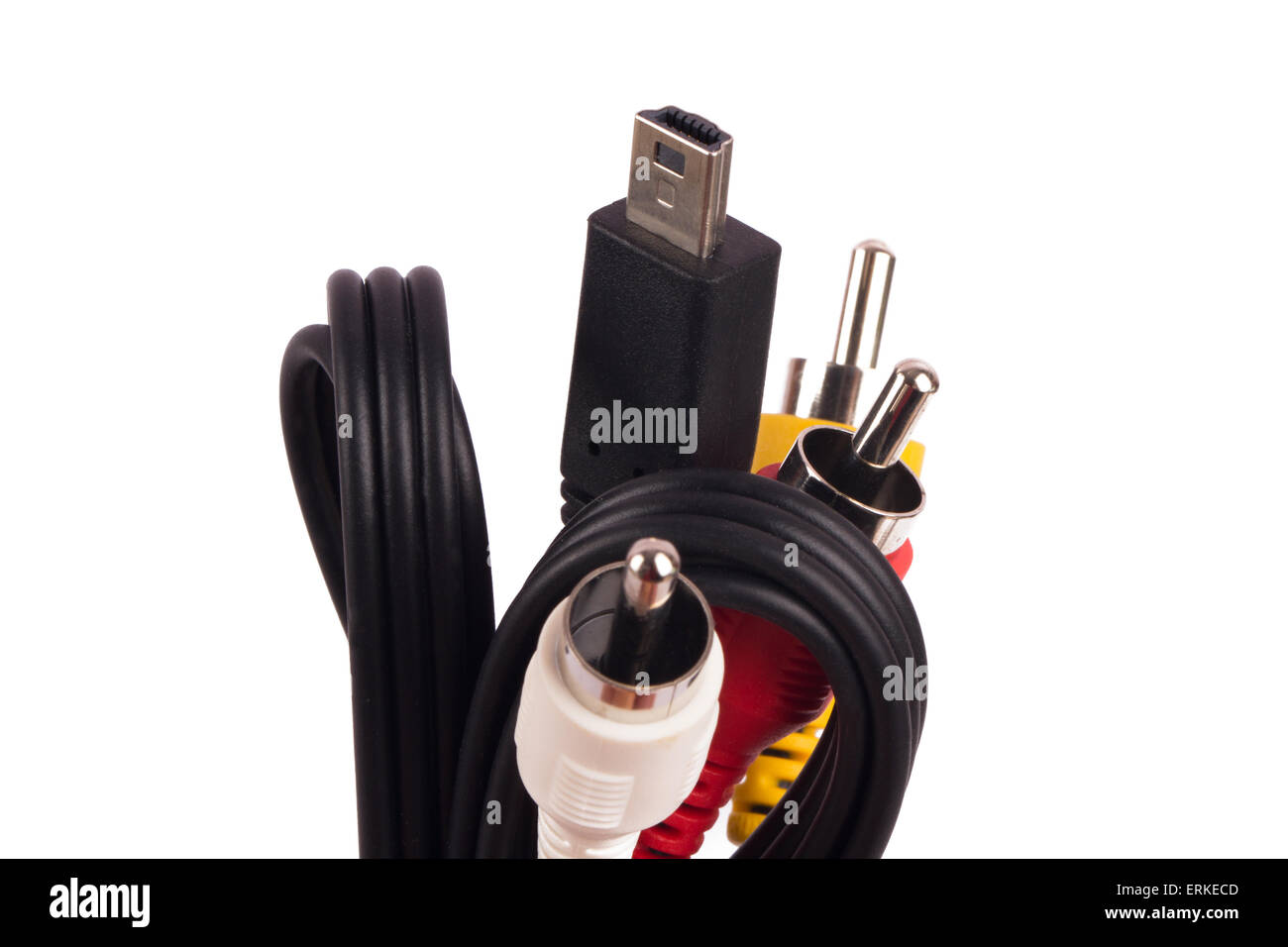 Cable isolated on white background Stock Photo - Alamy