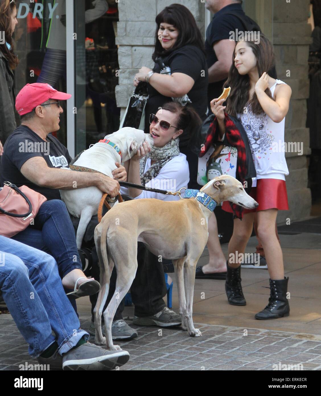 Celebrities shop at The Grove Featuring: Kiersten Warren Where: Los ...