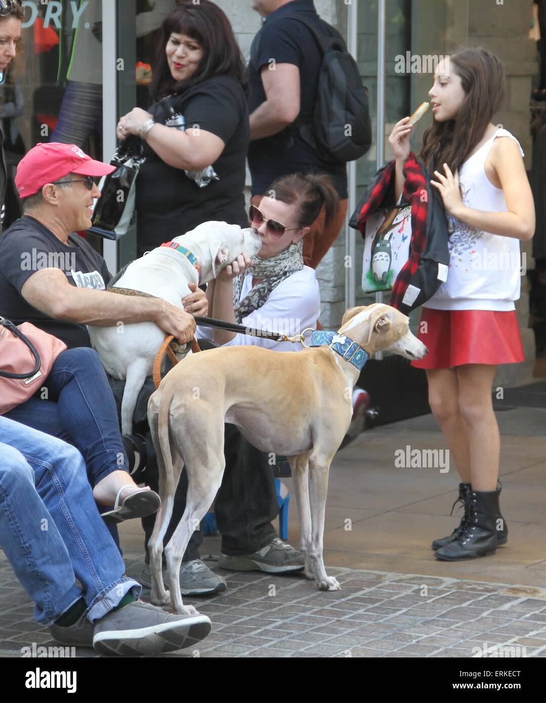 Celebrities shop at The Grove Featuring: Kiersten Warren Where: Los ...
