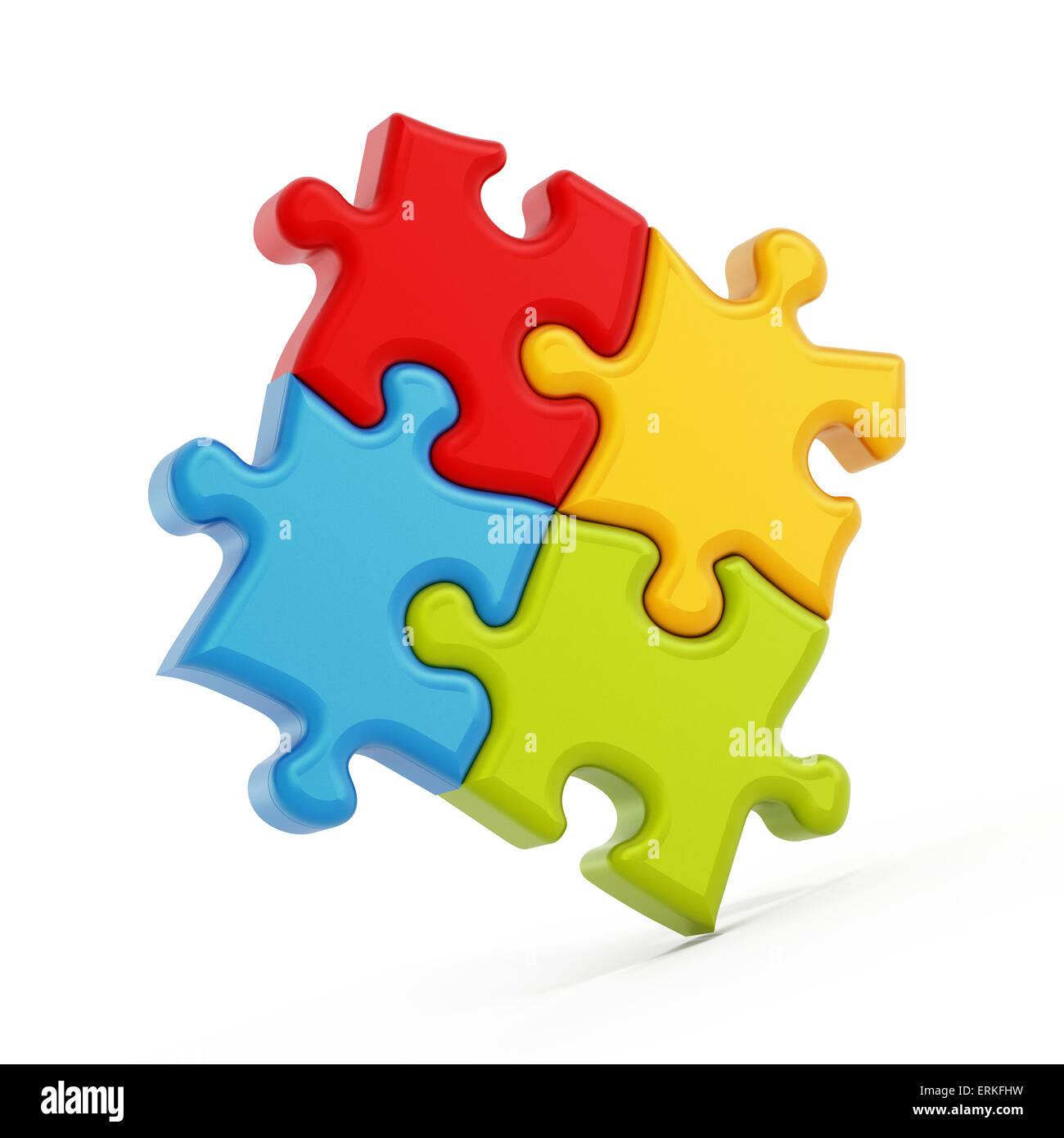 Four piece jigsaw puzzle hi-res stock photography and images - Alamy