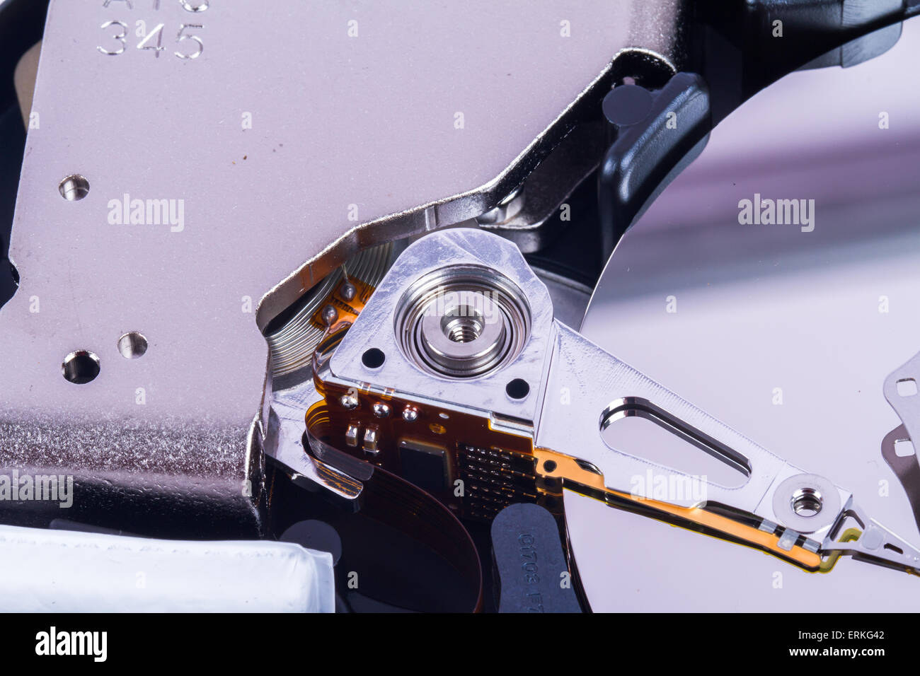 Close up view of hard disk Stock Photo - Alamy